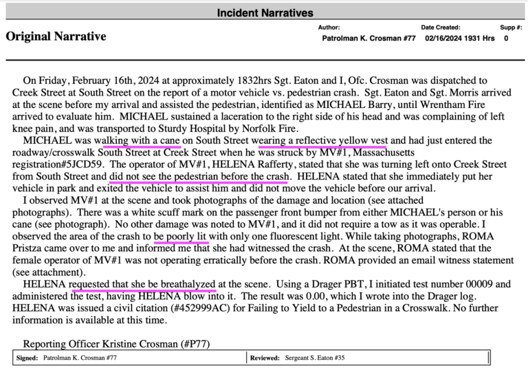 Canton Coverup Part 321: Wrentham Police Report Shows Canton Police ...