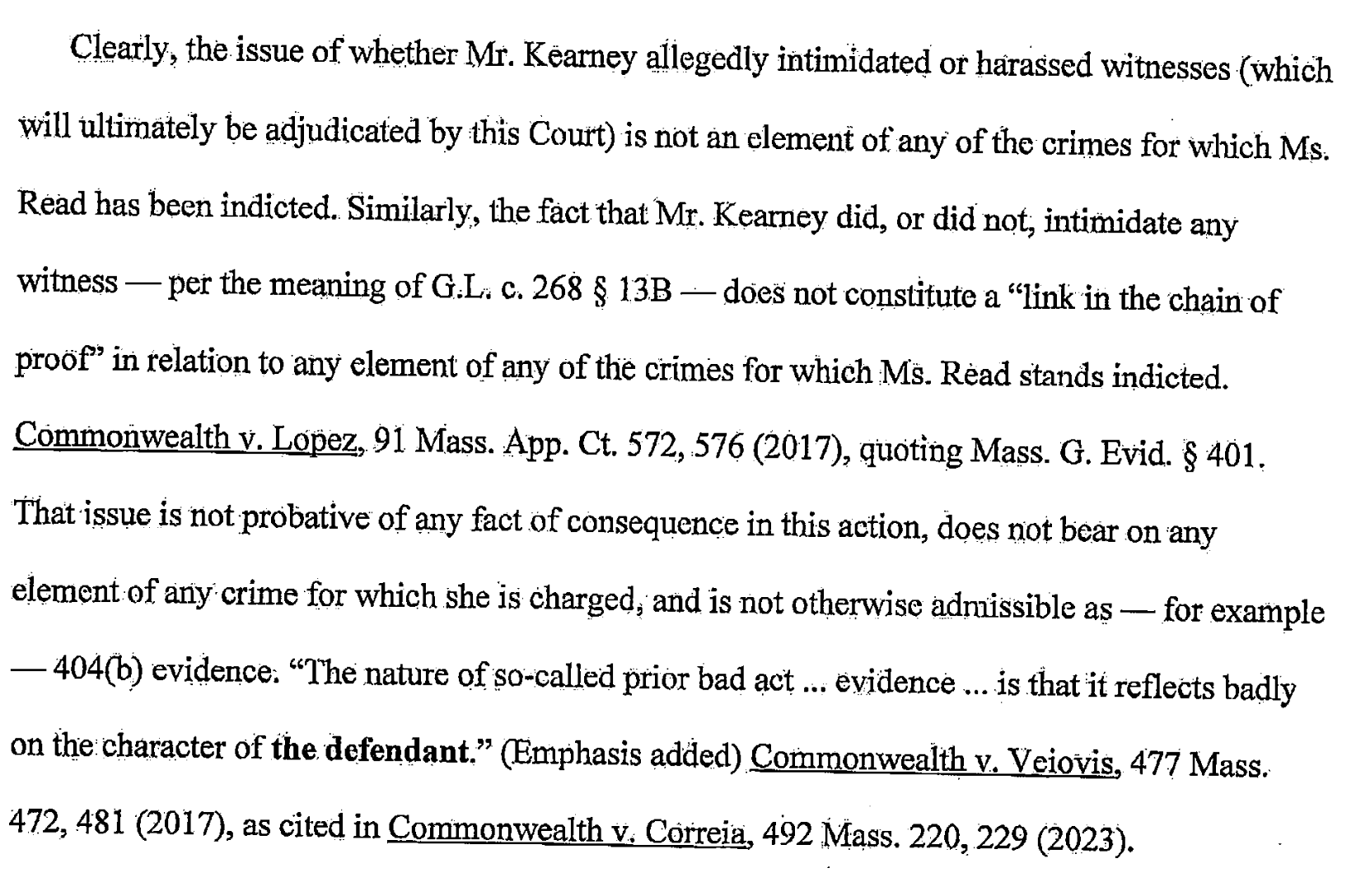 Canton Coverup Part 329: Karen Read’s Defense Team Files Motion To ...