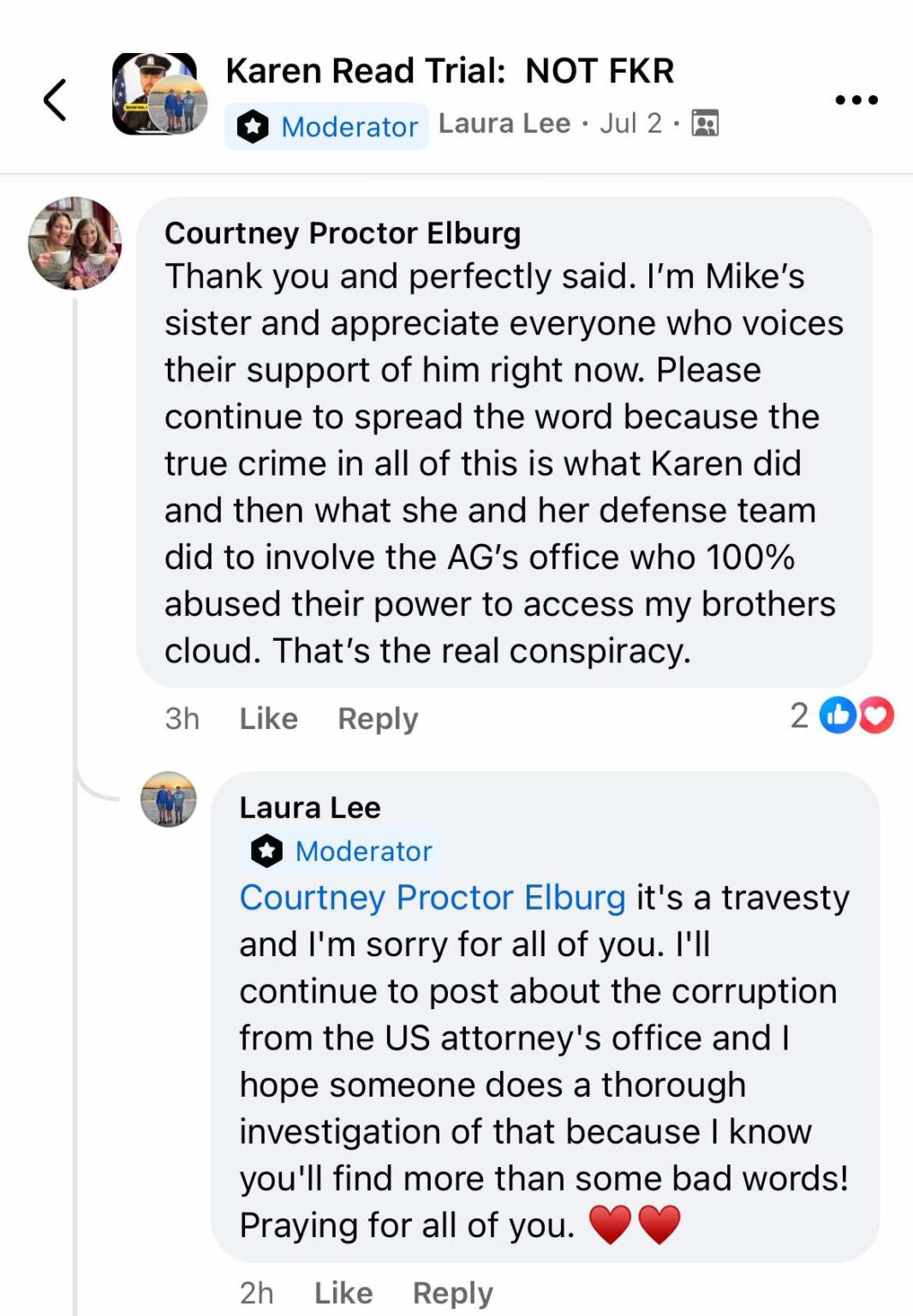 Canton Coverup Part 487: Courtney And Elizabeth Proctor Speak Up Again ...