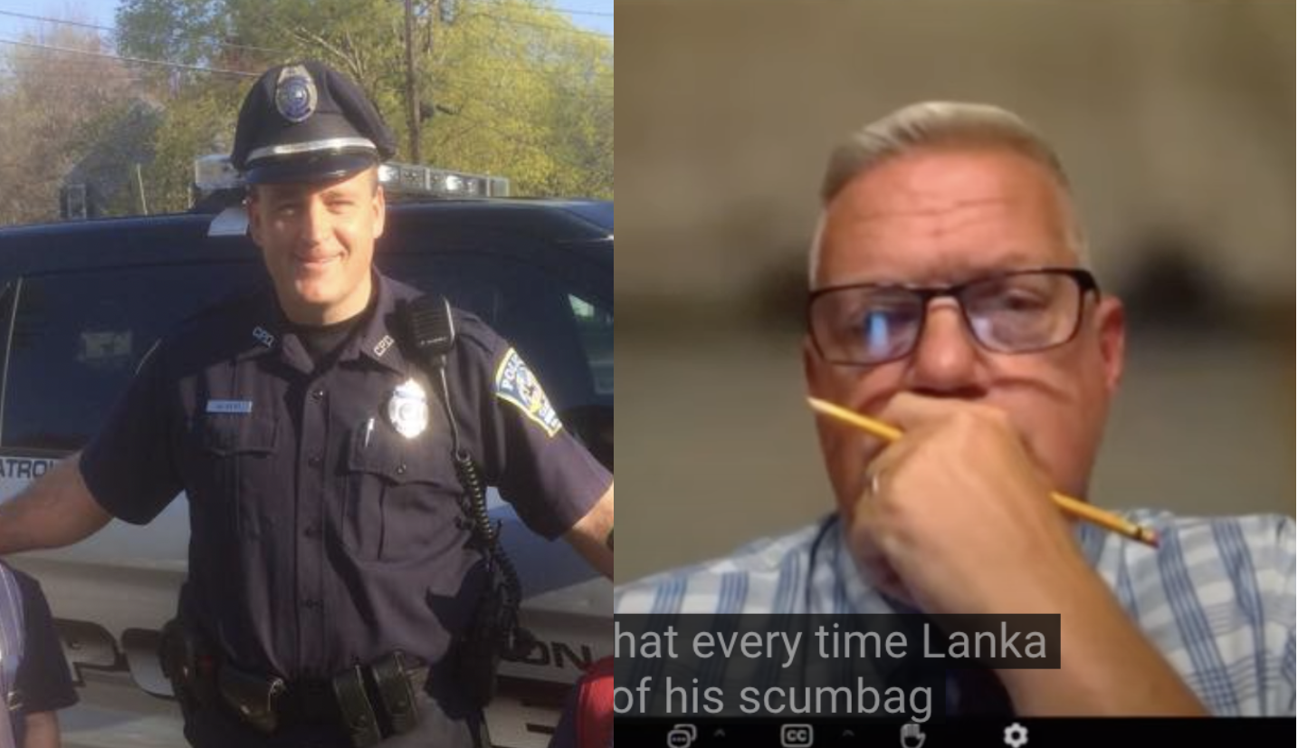 Shared post - Kevin Albert got drunk and left his gun and badge ...