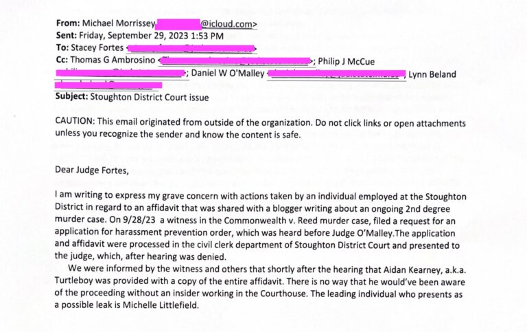 Canton Coverup Part 423: Michael Morrissey Used Burner Email Account To ...