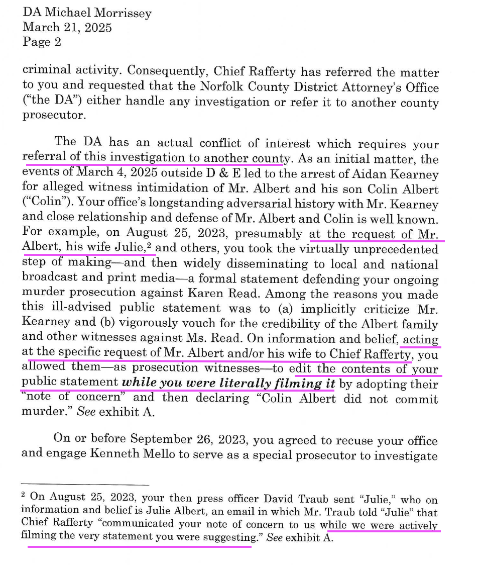 Canton Coverup Part 497: Bederow Letter Asks Michael Morrissey To ...