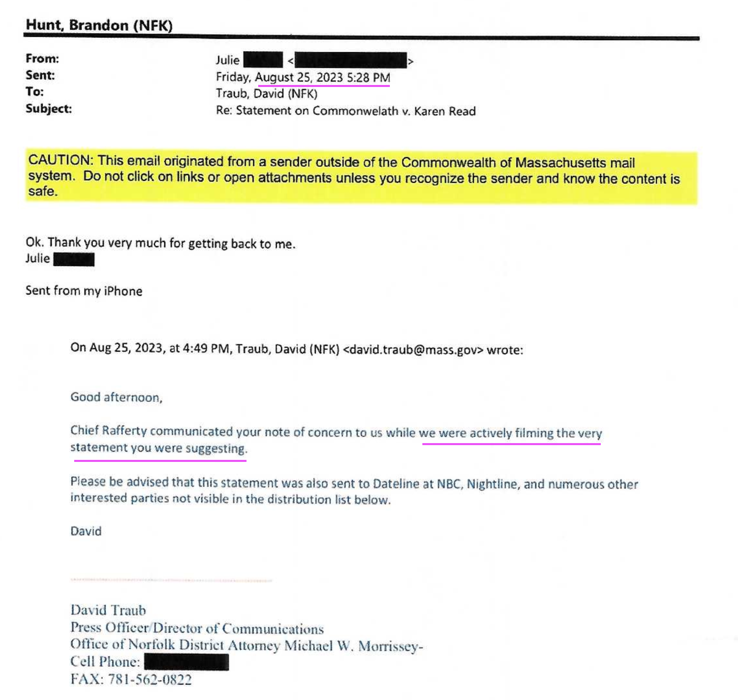 Canton Coverup Part 497: Bederow Letter Asks Michael Morrissey To ...