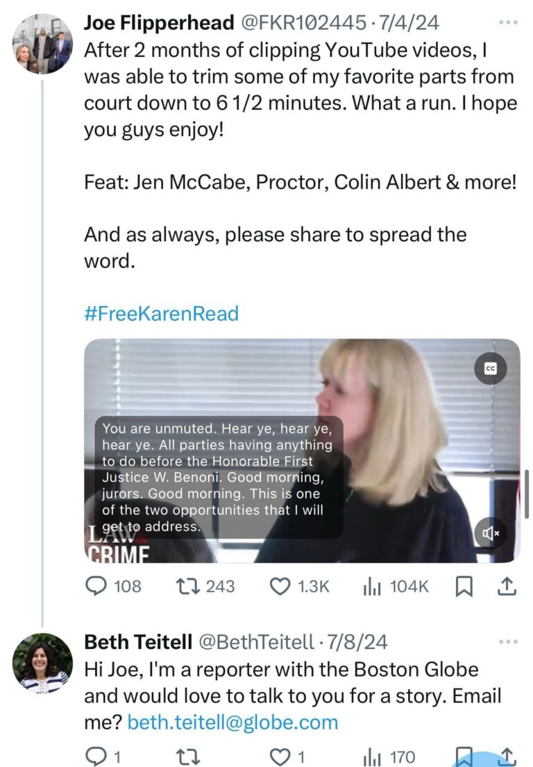 Canton Coverup Part 503: Boston Globe Reporter Beth Teitell Interviews ...
