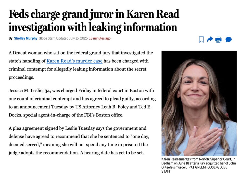 Canton Coverup Part 524: Grand Juror Who Leaked Information On Federal ...