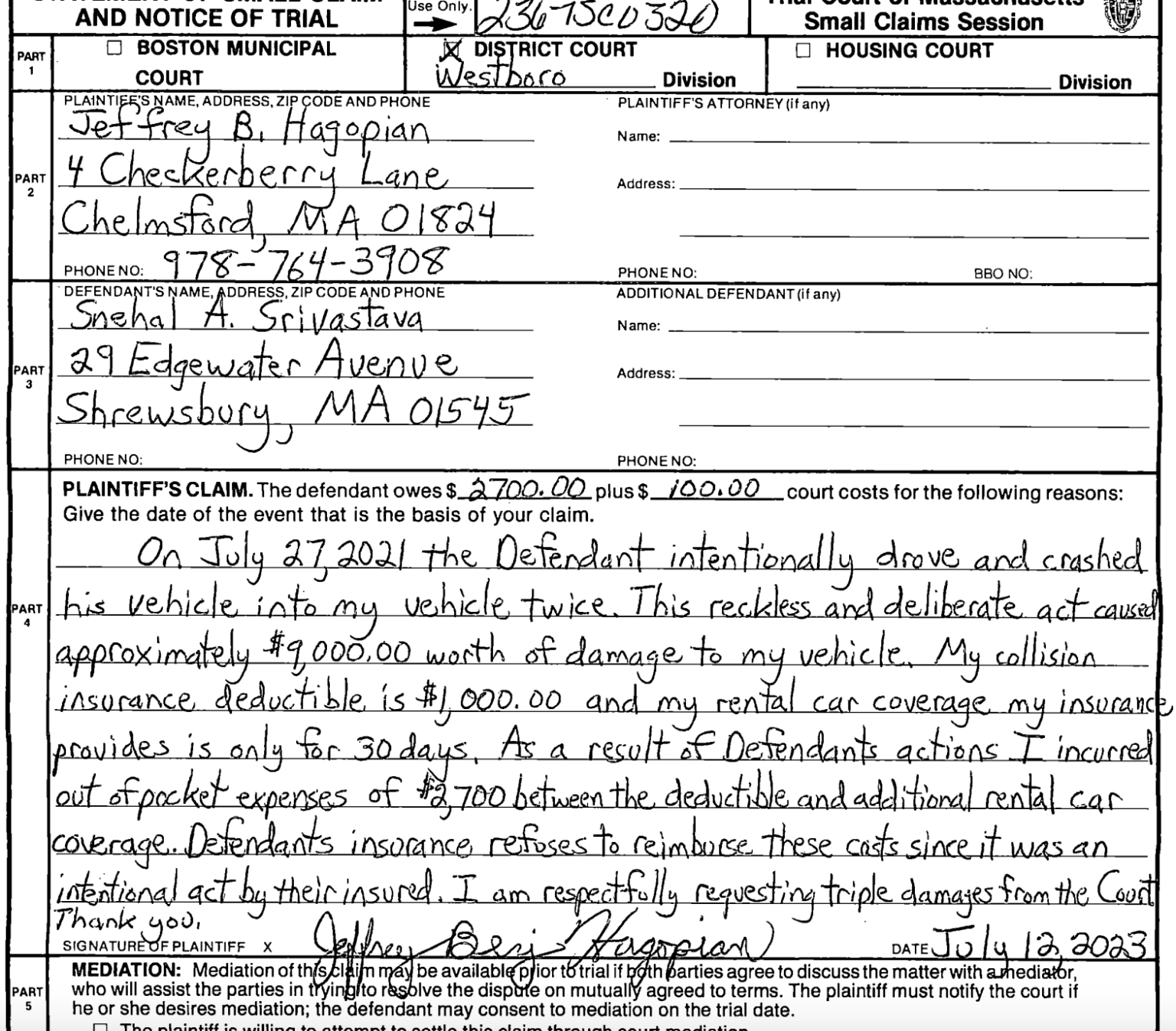 Worcester DA Joe Early’s Office Responsible For Transgender Man ...