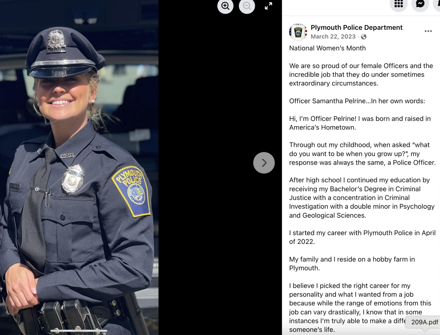 Plymouth Police Officer On Unpaid Leave After Adopted Son Obtains ...