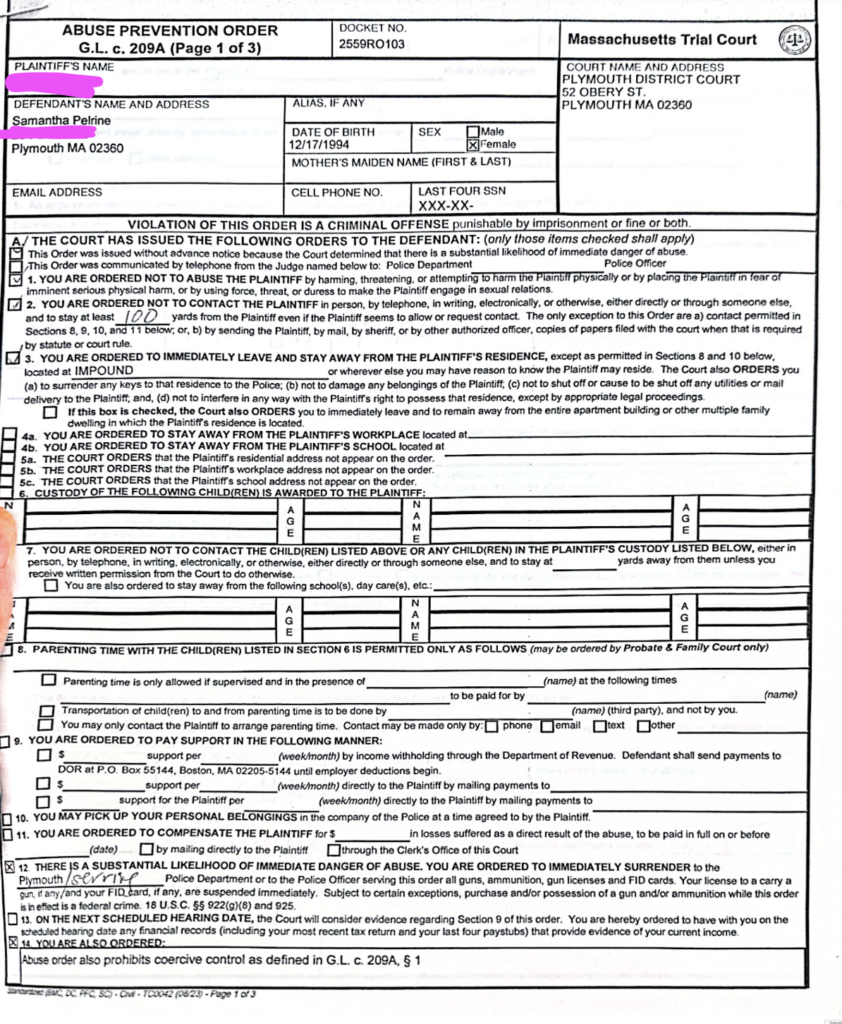 Plymouth Police Officer On Unpaid Leave After Adopted Son Obtains ...